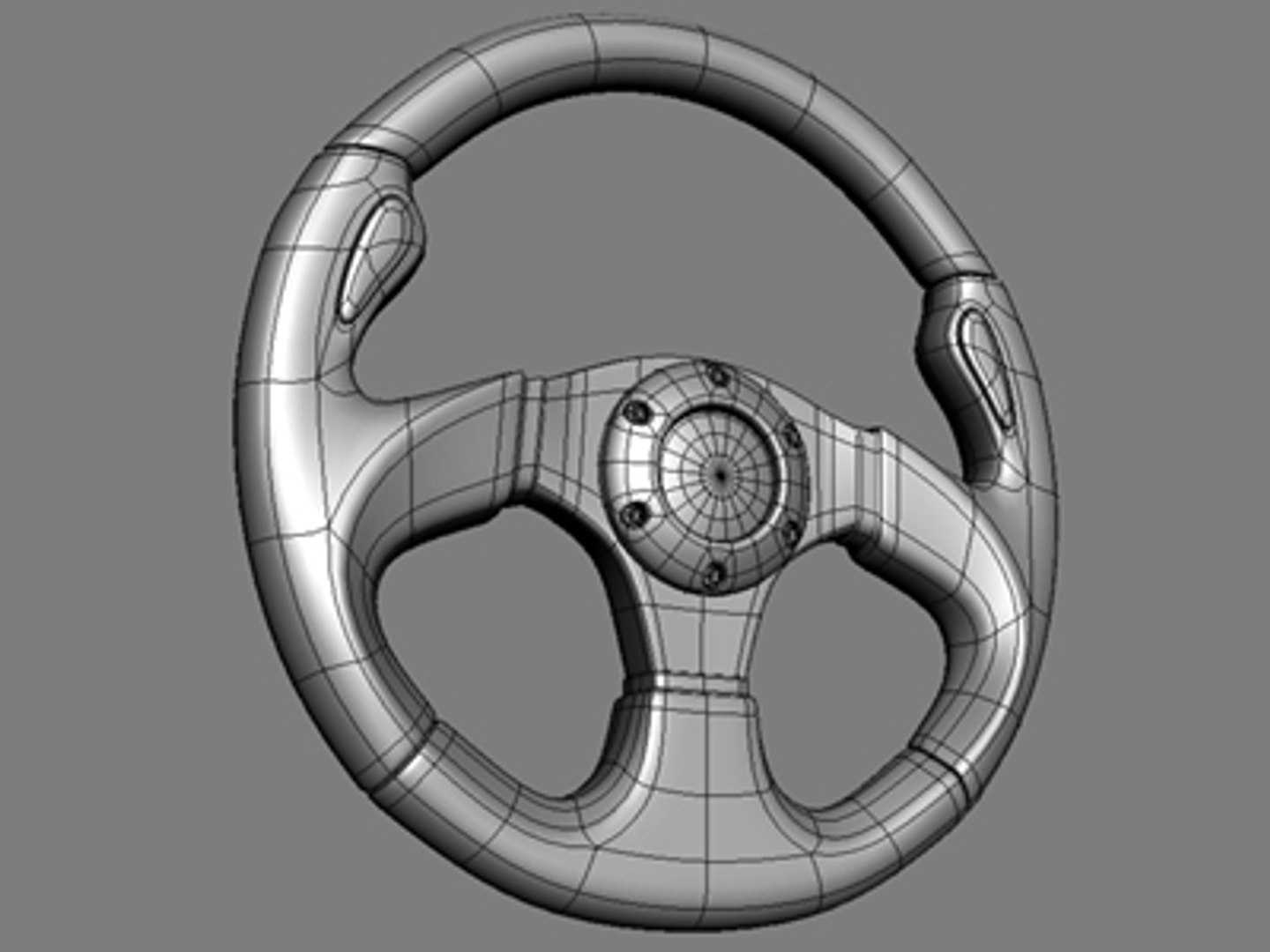 3d model momo jet steering wheel
