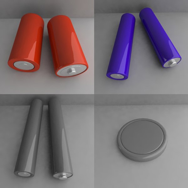 modèle 3D de piles - TurboSquid 337424