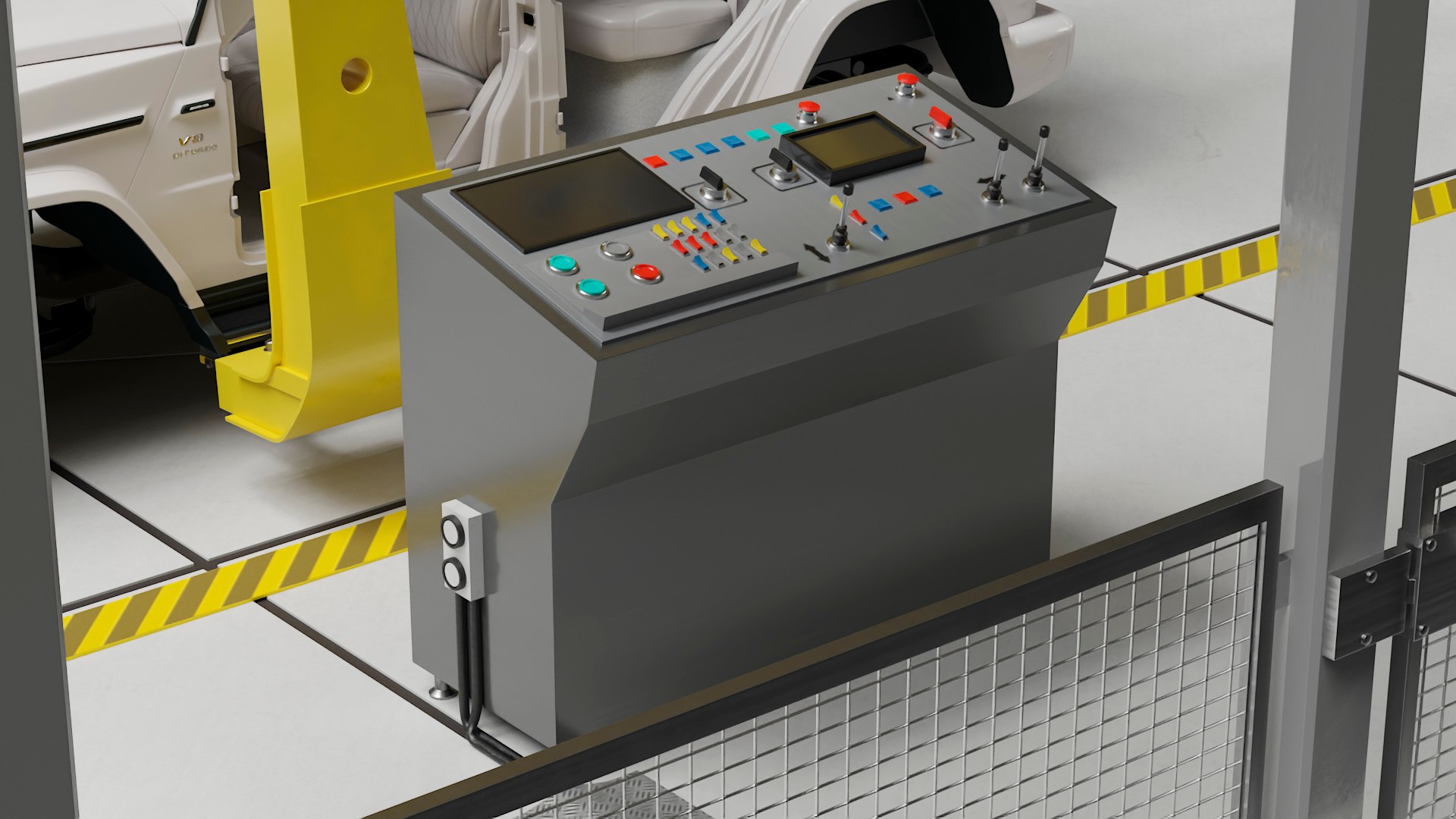 Mercedes Body Conveyor 3D Model - TurboSquid 2318976