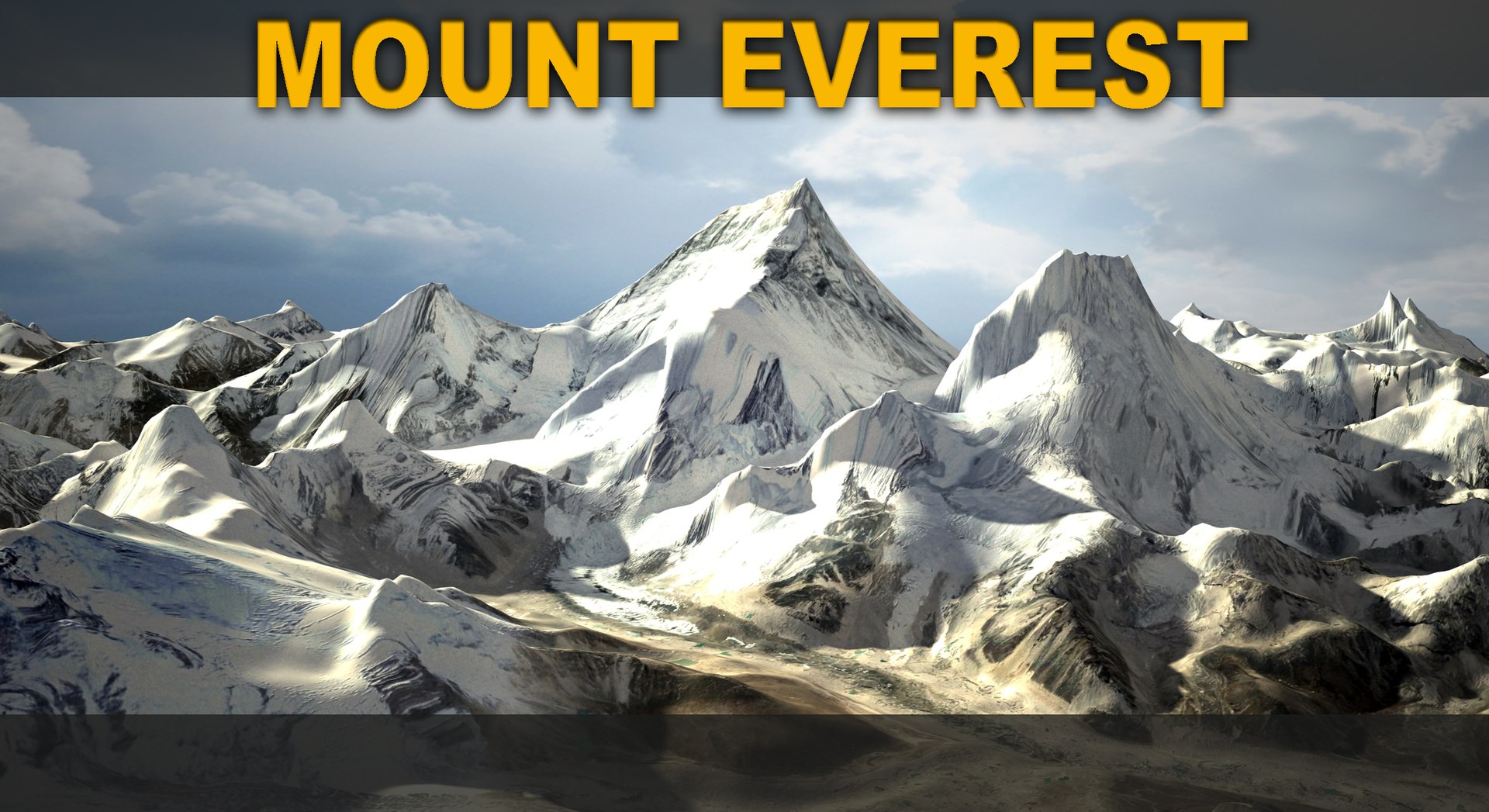 Mount Everest 3d Model
