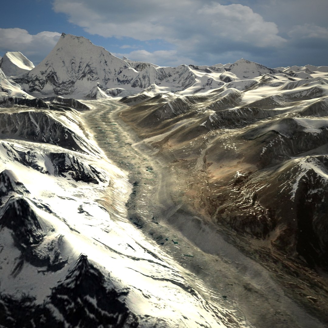 Mount Everest 3d Model