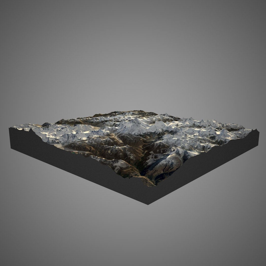 Mount Everest 3d Model
