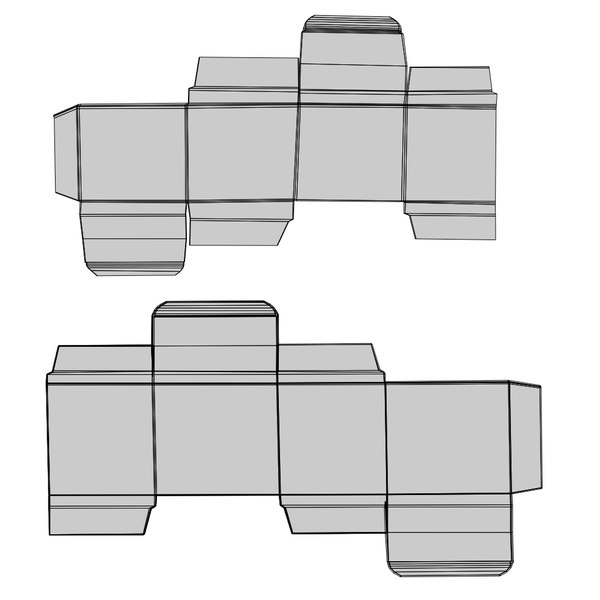 Paper box model - TurboSquid 1775810