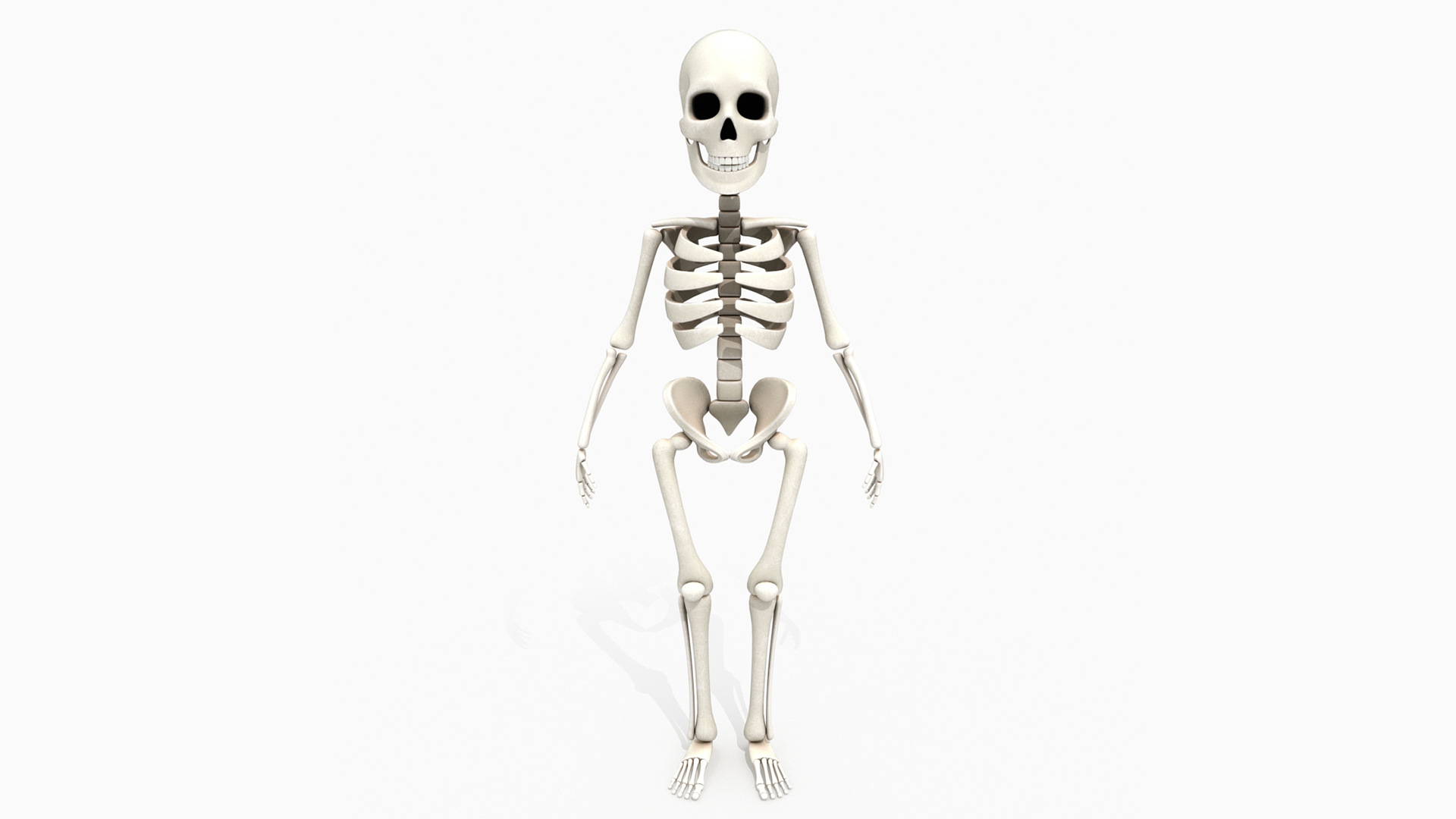 3D Cartoon Skeleton Model - TurboSquid 1862746