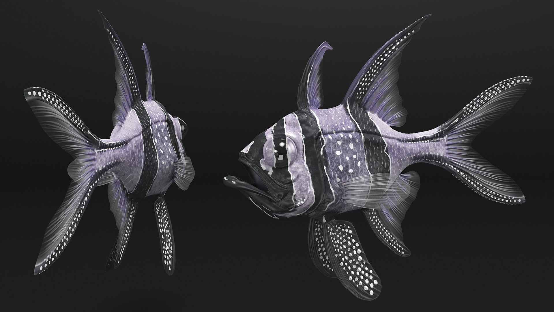 3D Longfin Cardinalfish Neutral Pose - TurboSquid 1699024