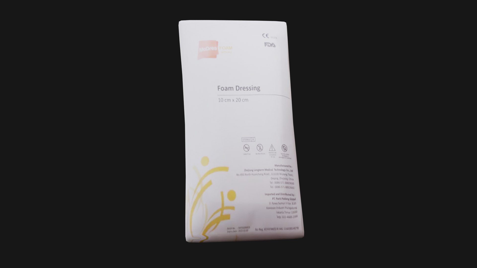 Foam Dressing Low Poly 3D model - TurboSquid 2182392