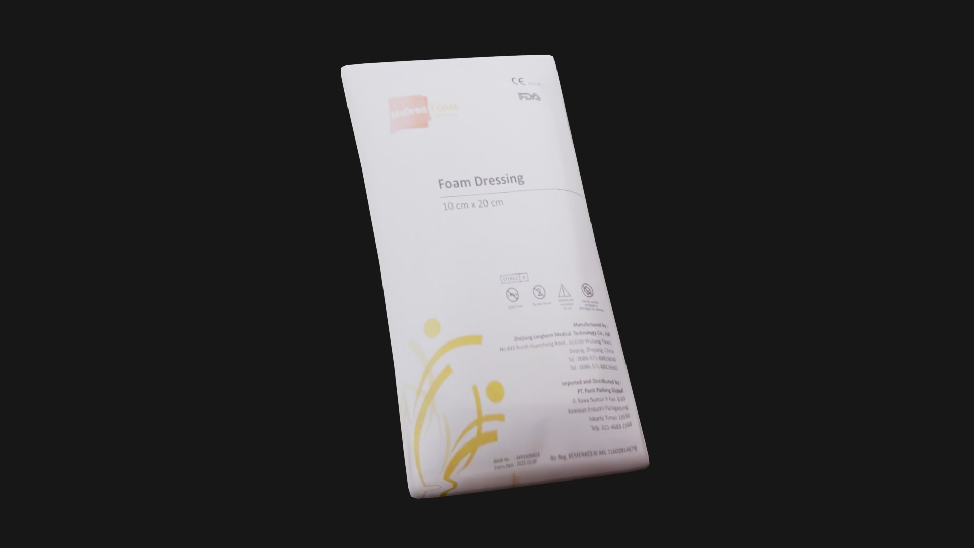 Foam Dressing Low Poly 3D model - TurboSquid 2182392