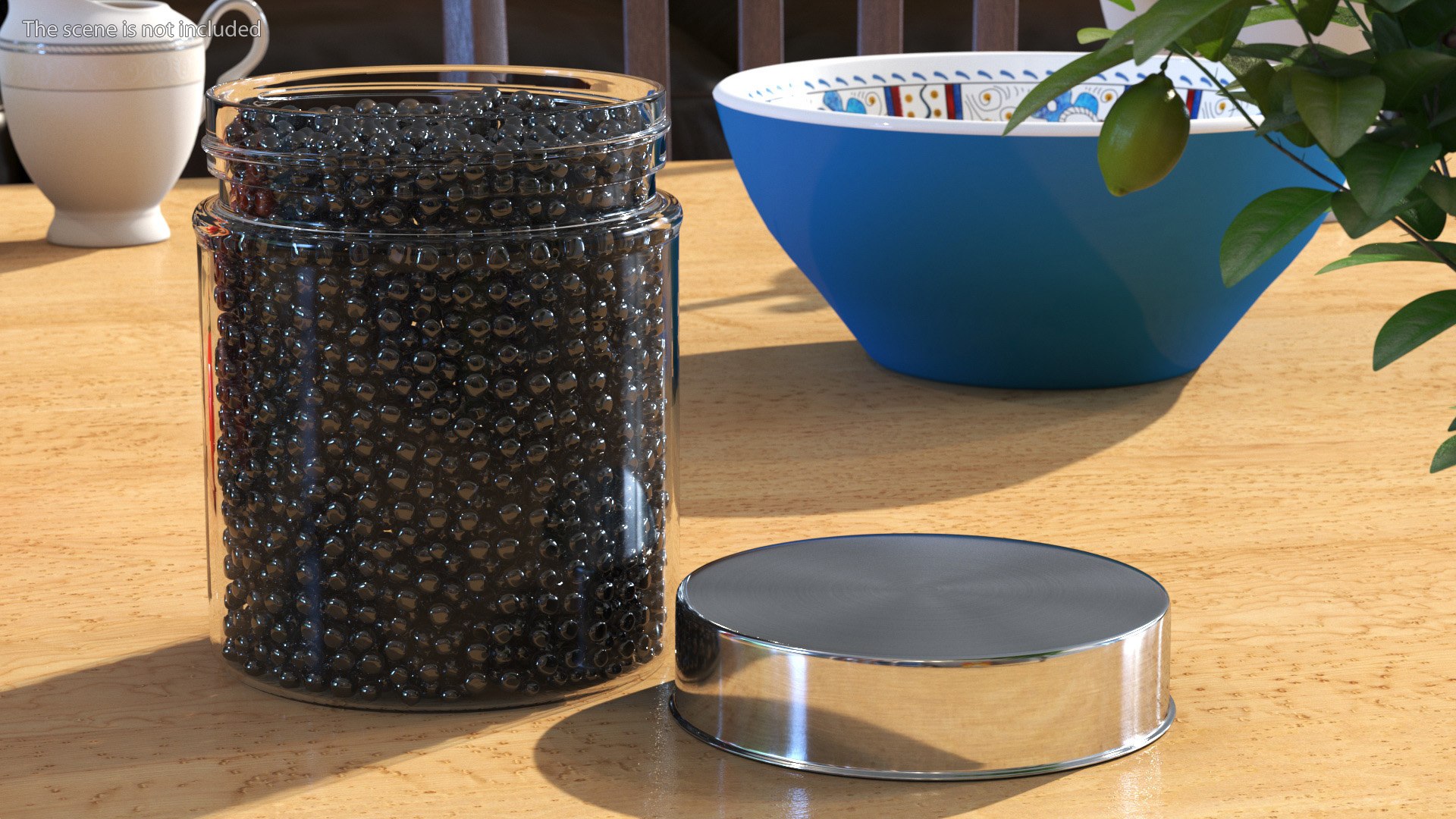 Jar with Black Caviar model - TurboSquid 2040472