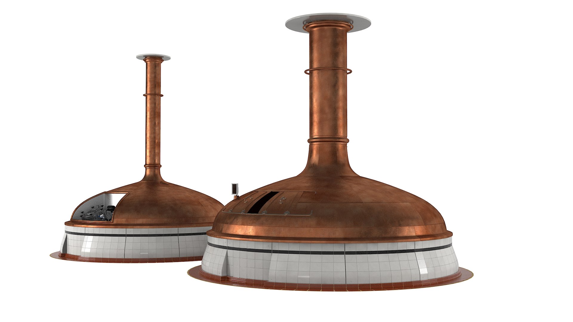 Beer Manufacture Tanks 3D - TurboSquid 1593098