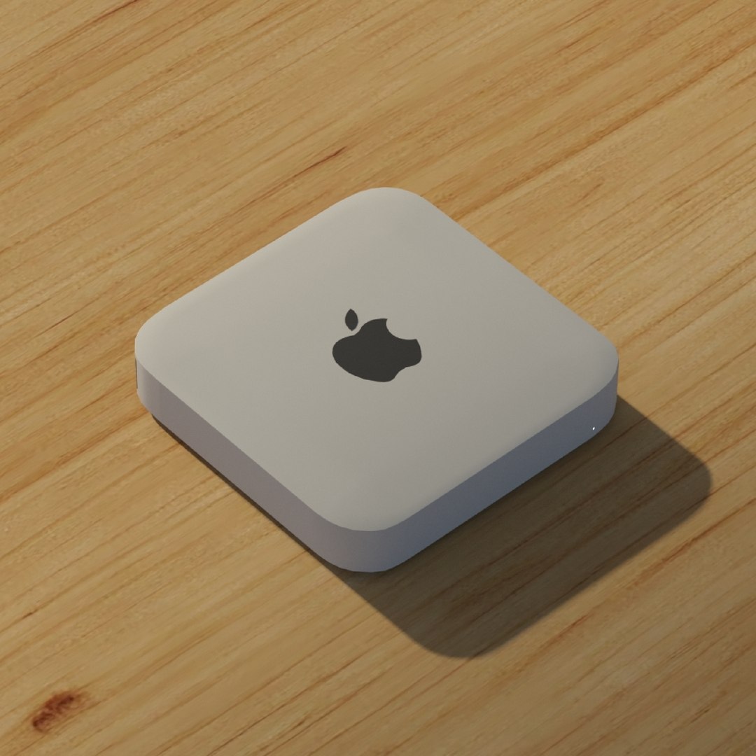 Apple mac mini 3D - TurboSquid 1745306