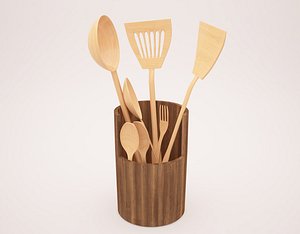 3D COOKING UTENSILS Model - TurboSquid 1743354