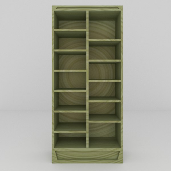 Free 3D Bookshelf Models | TurboSquid
