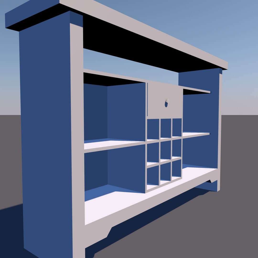 Drawers 3D Model - TurboSquid 2234333