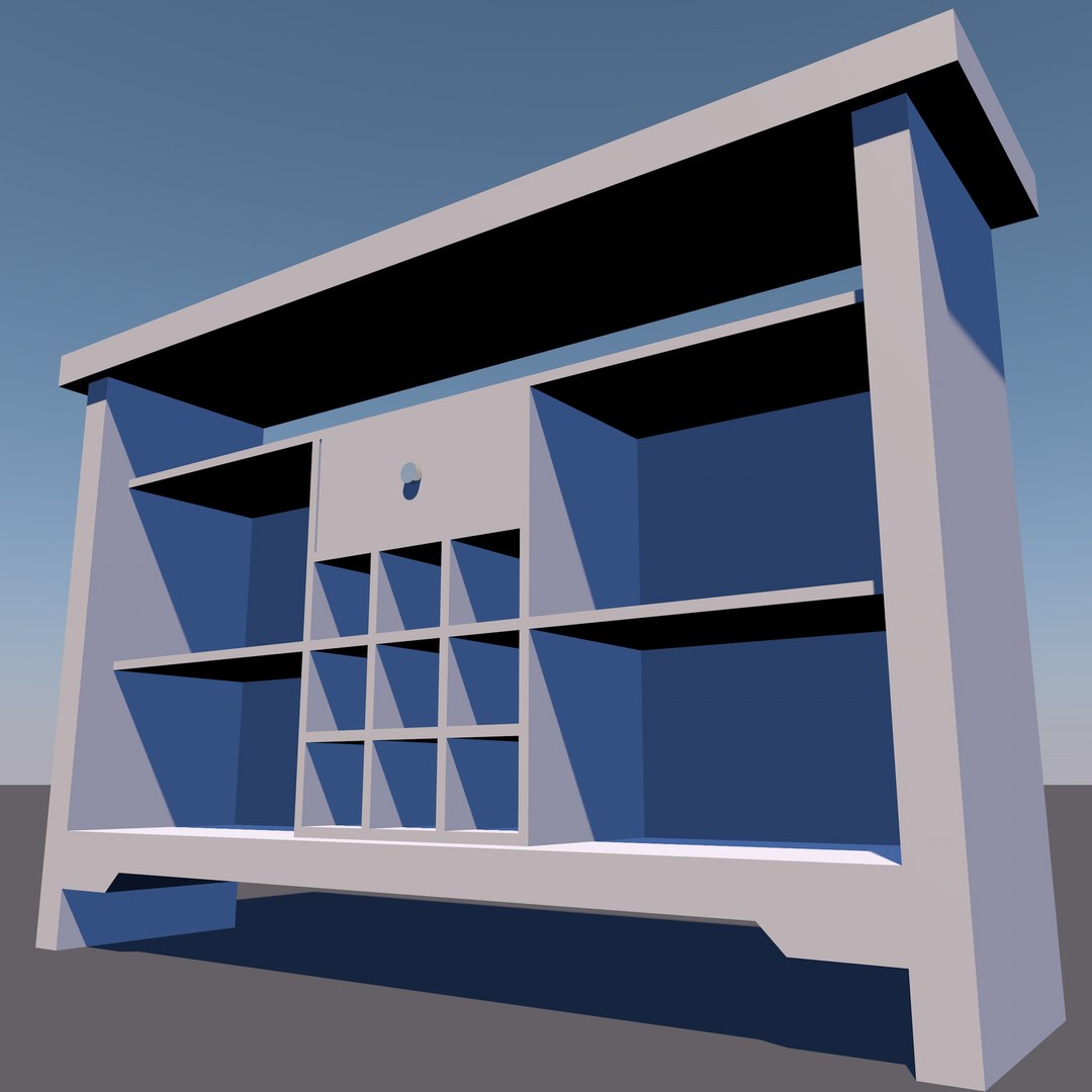 Drawers 3D Model - TurboSquid 2234333