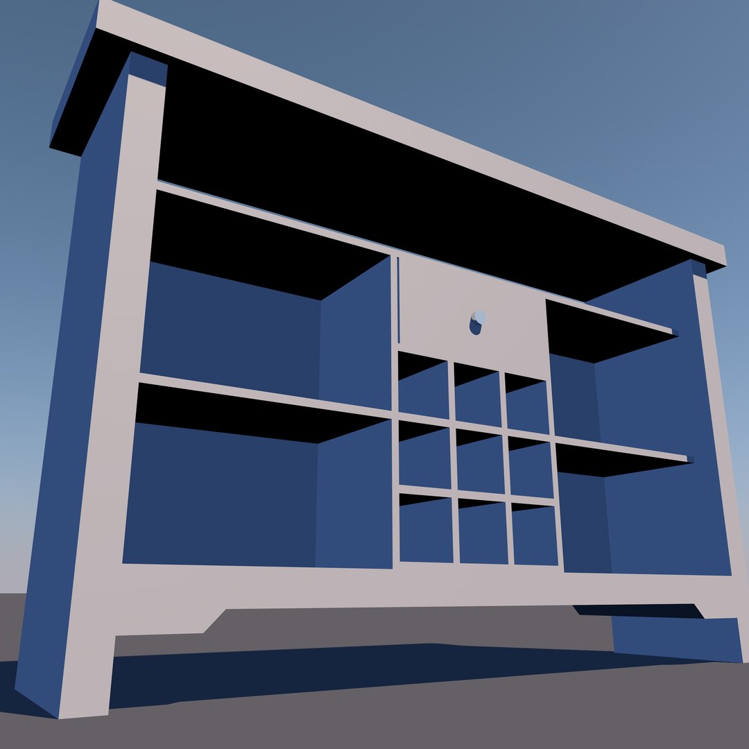 Drawers 3D Model - TurboSquid 2234333