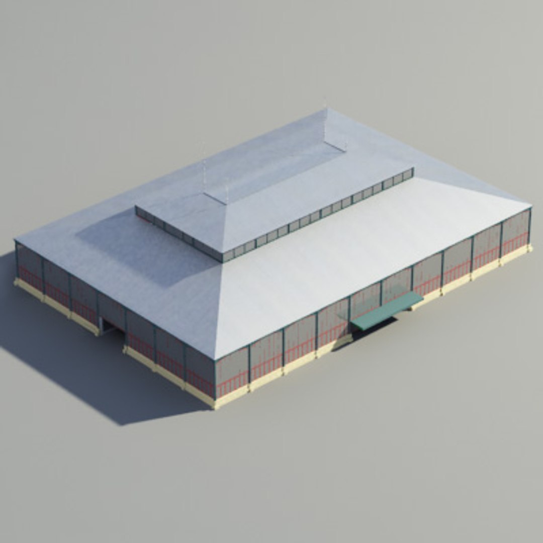 3d Model Market Hall Build
