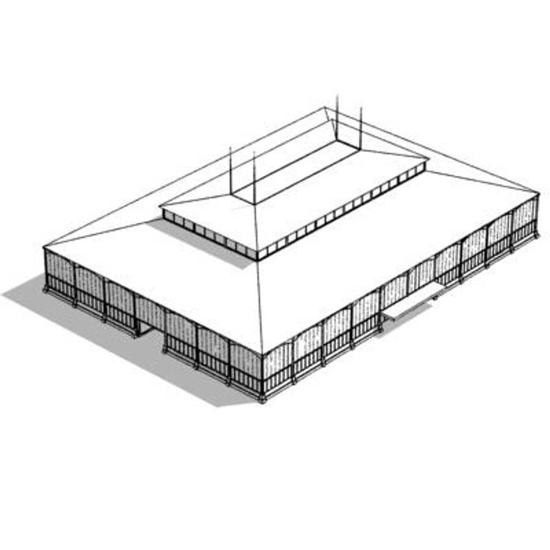 3d Model Market Hall Build