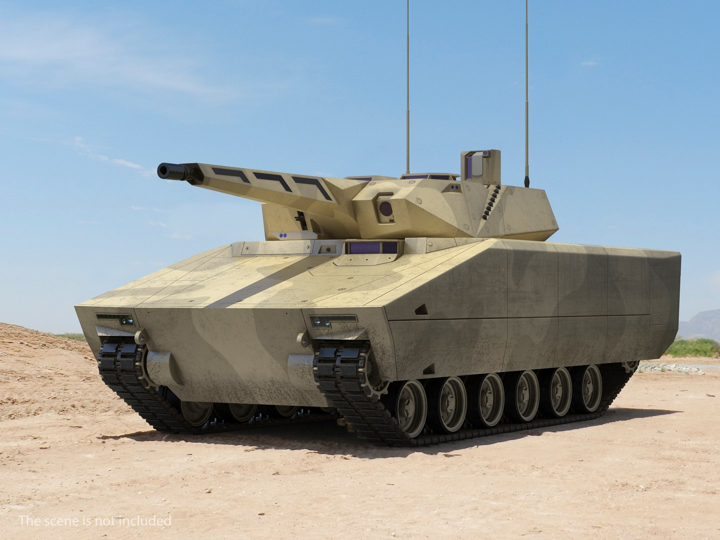 3D Ifv Lynx Kf41 Desert Model - TurboSquid 1369364