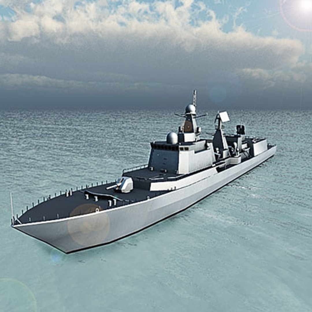 3d Model Type 051c - Luzhou