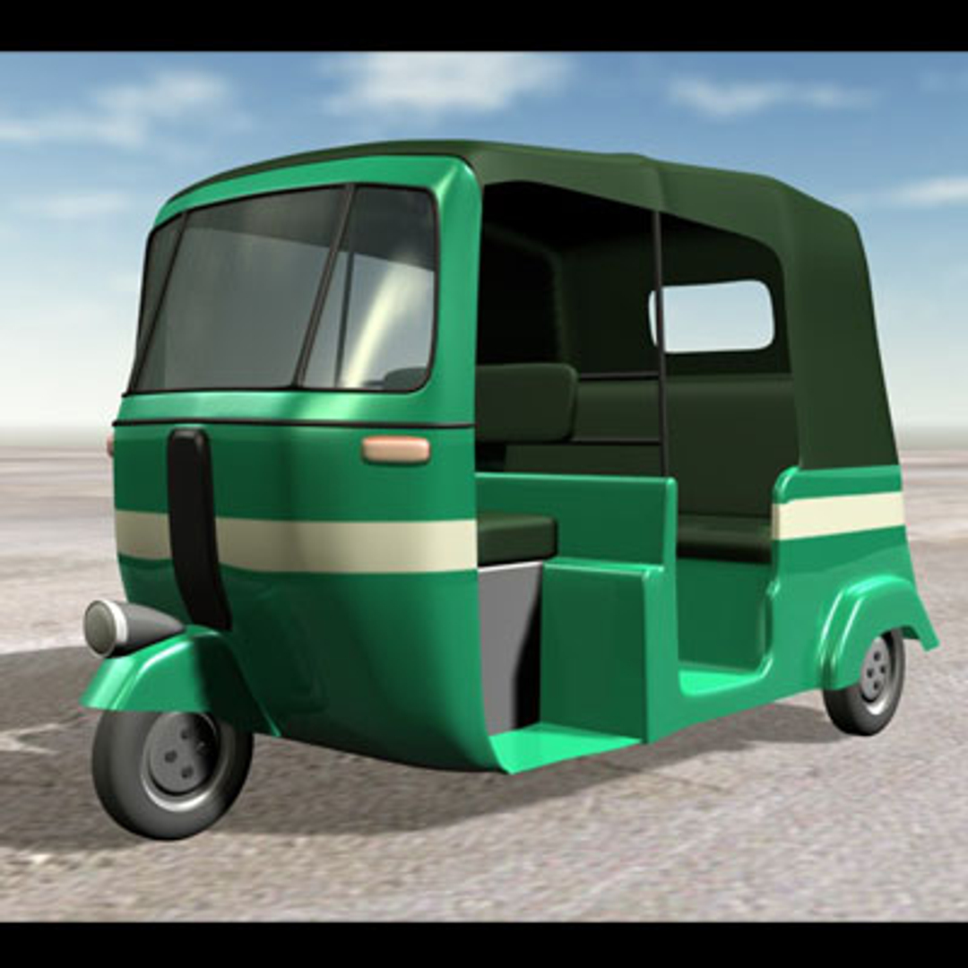3dsmax auto rickshaw