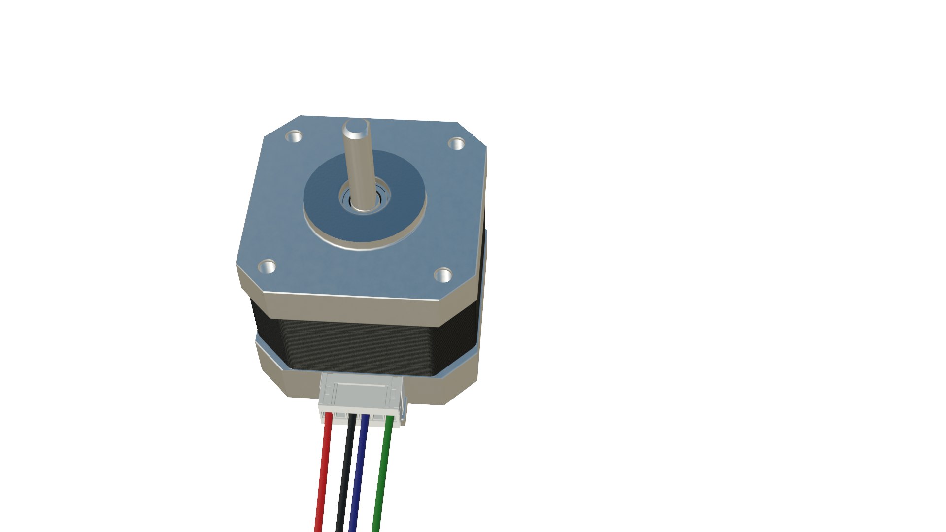 Brushless Electric Motor Stepper 3D Model - TurboSquid 1893381