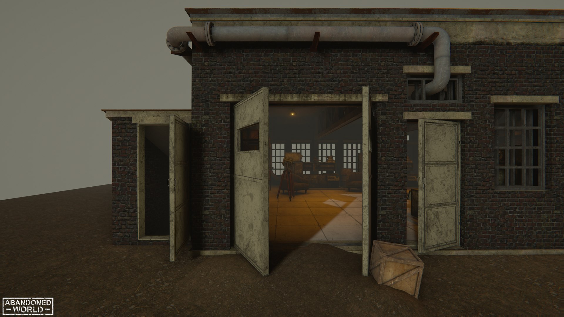 3D Modular Industrial Building For Unity - TurboSquid 1862543