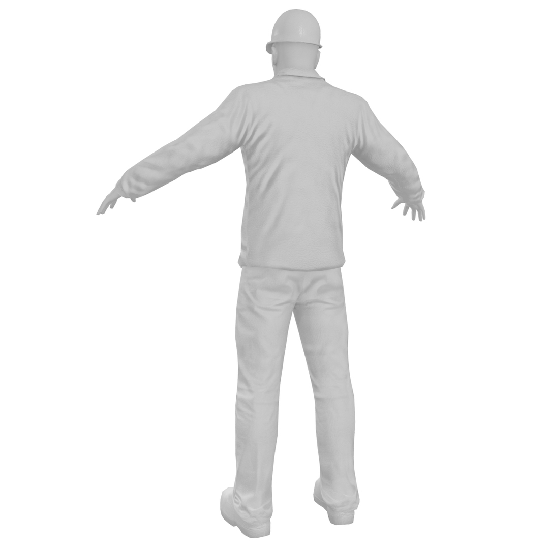 Character worker person 3D model - TurboSquid 1275570