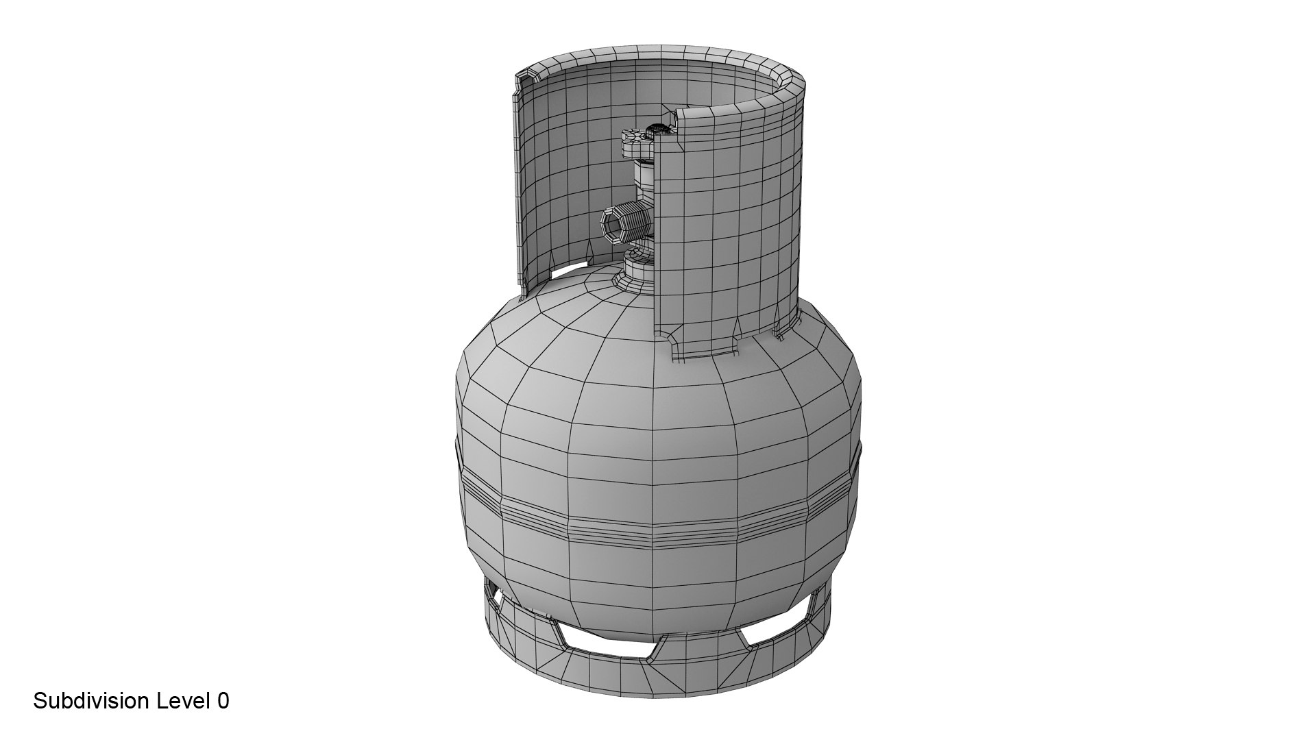 3D Model Gas Cylinder - TurboSquid 1697169