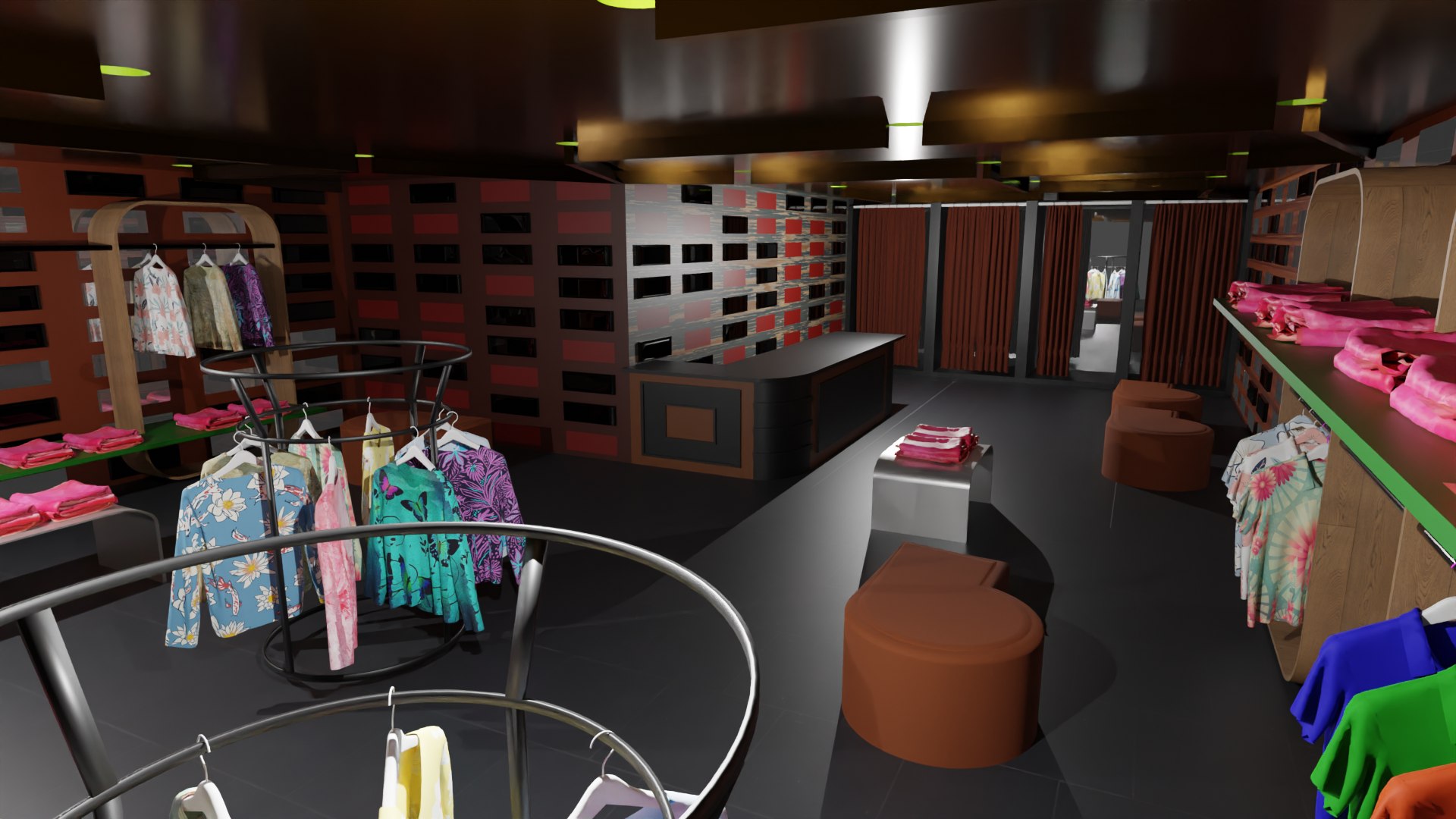 Clothing Store interior 3D model - TurboSquid 2157369