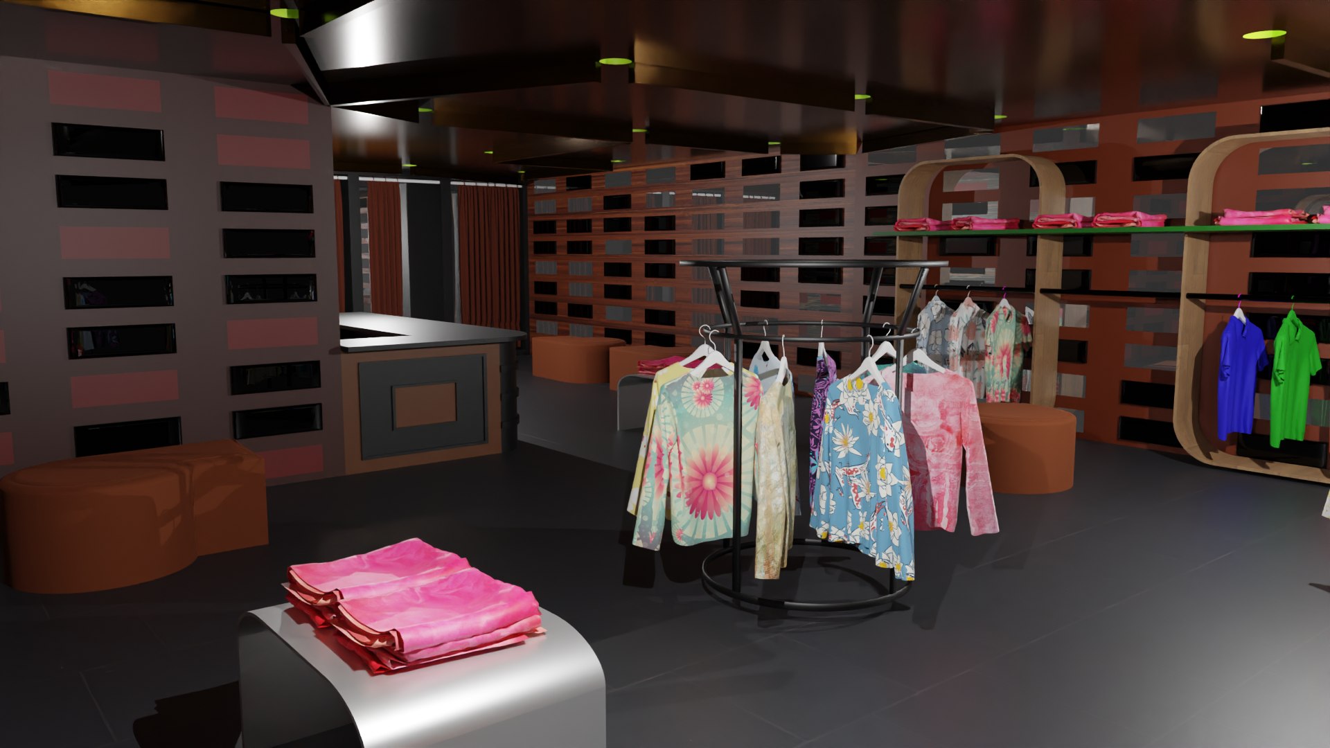 Clothing Store interior 3D model - TurboSquid 2157369
