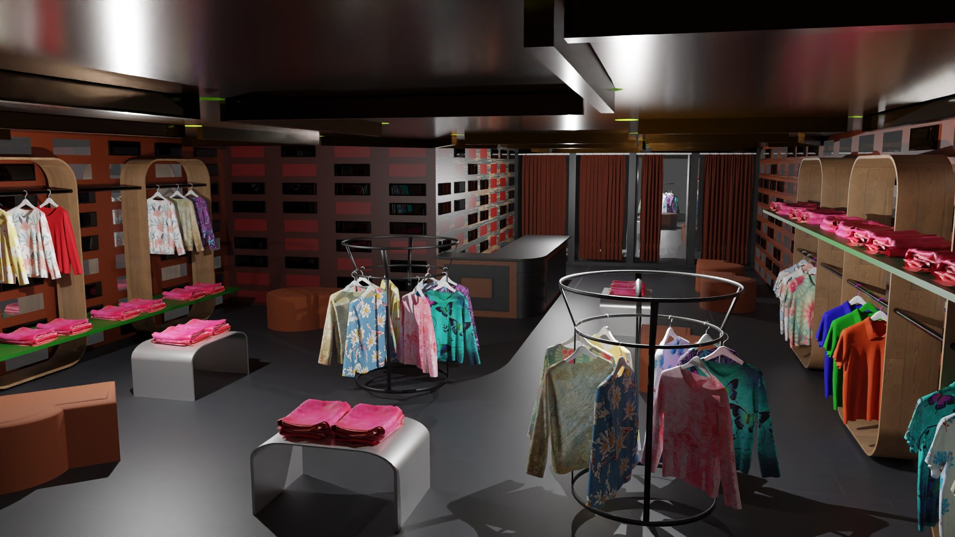 Clothing Store interior 3D model - TurboSquid 2157369