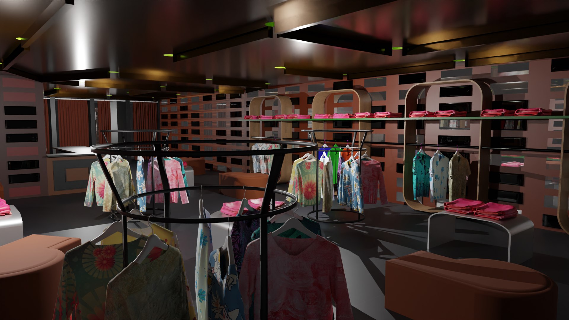 Clothing Store interior 3D model - TurboSquid 2157369