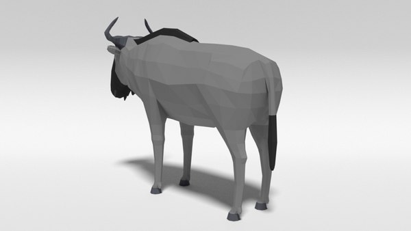 3D model gnu wildebeest - TurboSquid 1515873