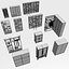 Wardrobes Bookcases 3d Model