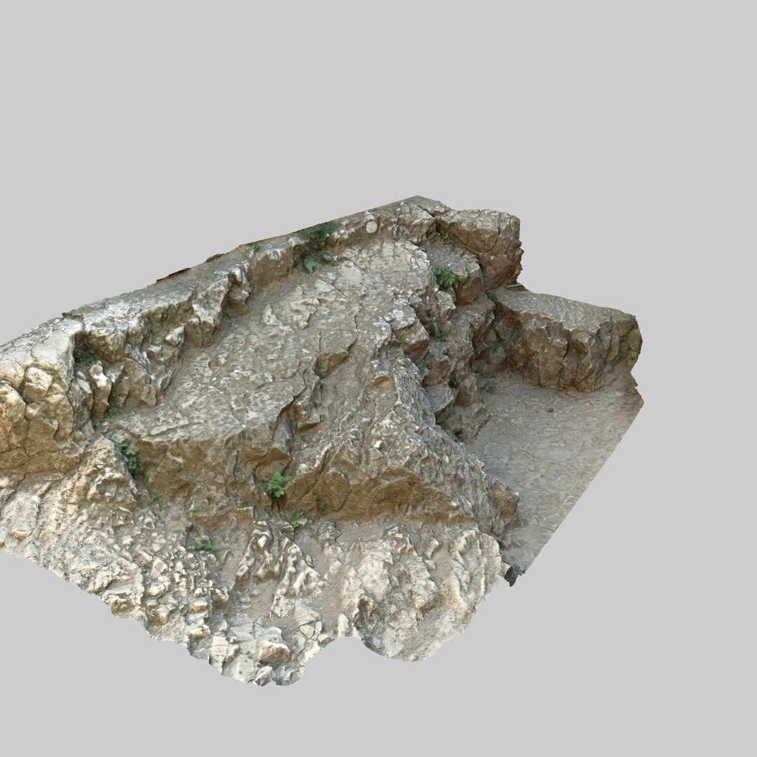 3D Rock Wall Model - TurboSquid 1197710