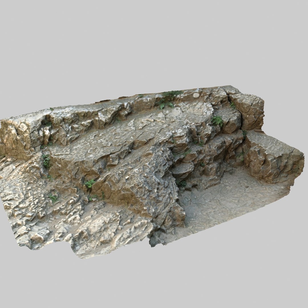 3D Rock Wall Model - TurboSquid 1197710