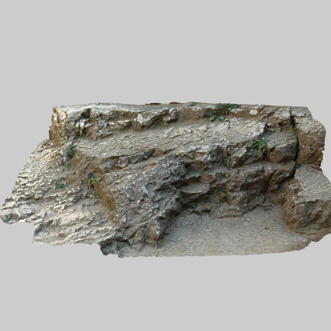 3D Rock Wall Model - TurboSquid 1197710