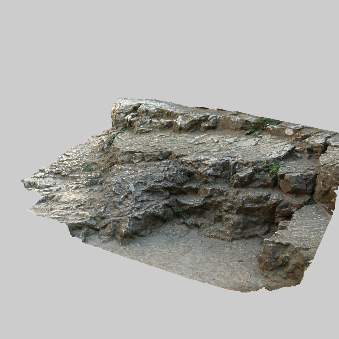 3D Rock Wall Model - TurboSquid 1197710