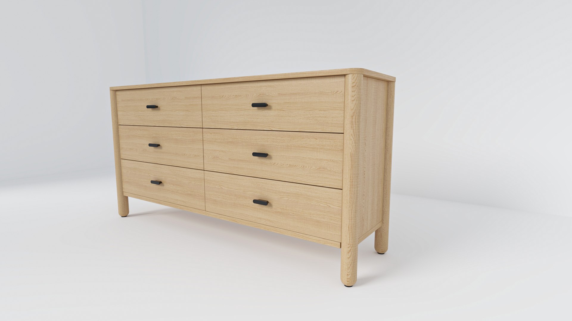 Hargrove 6 Drawer Chest 3D Model - TurboSquid 2243204