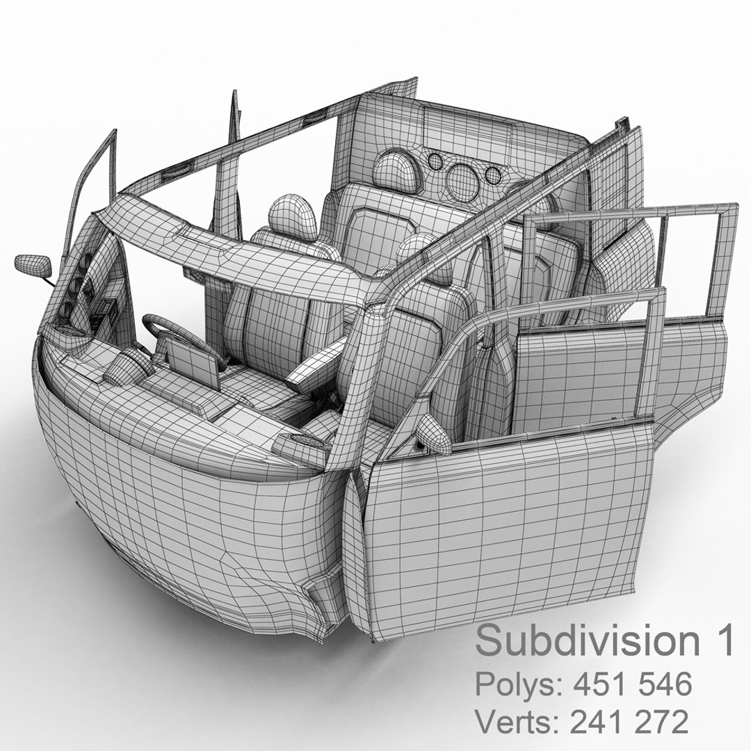 Interior Exclusive Demo Car Model - TurboSquid 1230000