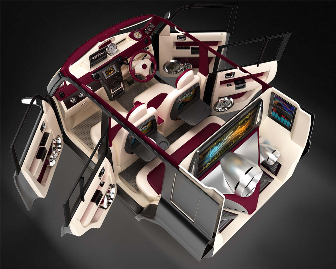 Interior Exclusive Demo Car Model - TurboSquid 1230000