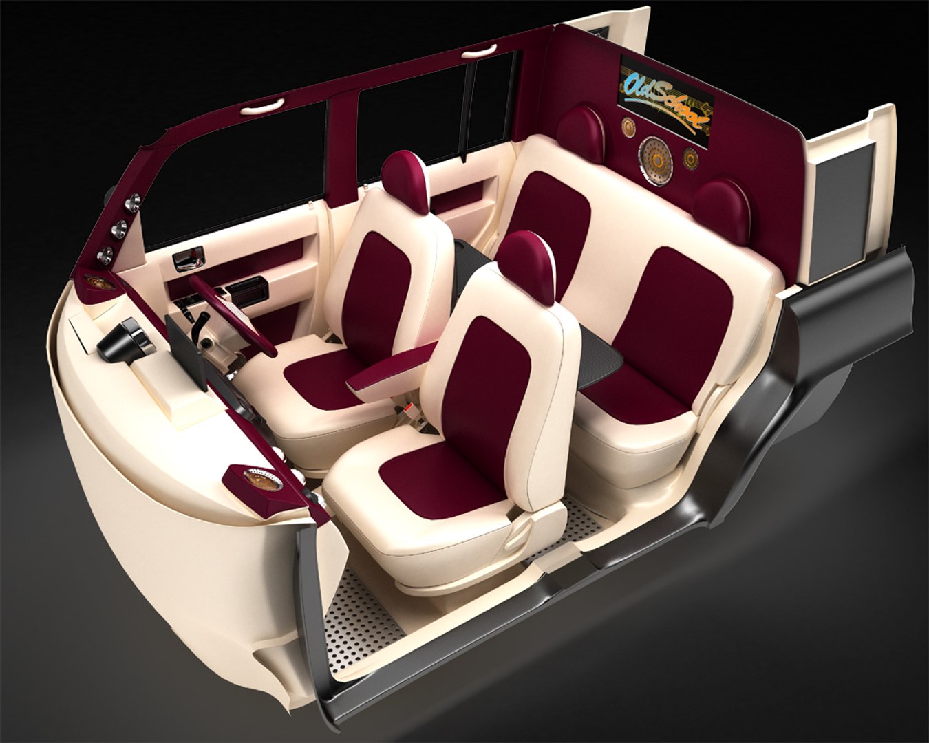 Interior Exclusive Demo Car Model - TurboSquid 1230000