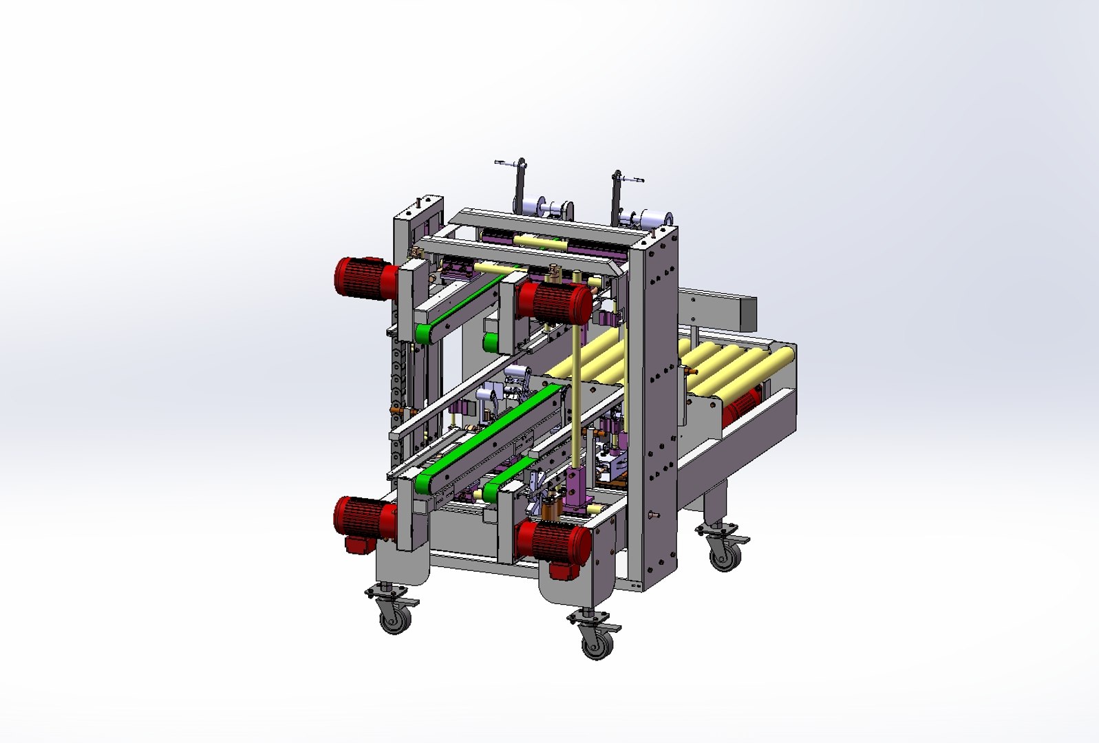 3D Packaging Machine Production Process Line - TurboSquid 2152926