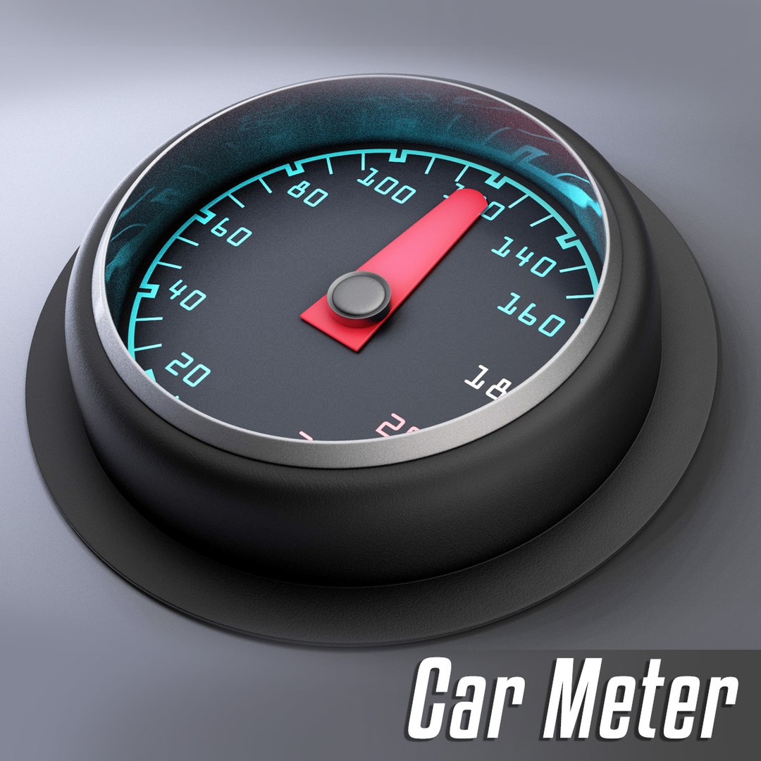 3D Automobile Meter - TurboSquid 1489153