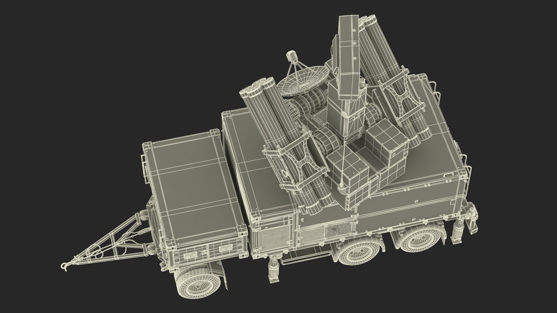 3D Antiaircraft Missile Launcher On Alert - TurboSquid 2207047