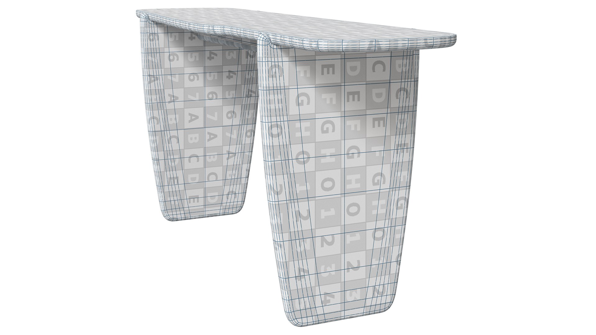 David Shaw Wooden Finch Console 3D Model - TurboSquid 2212302