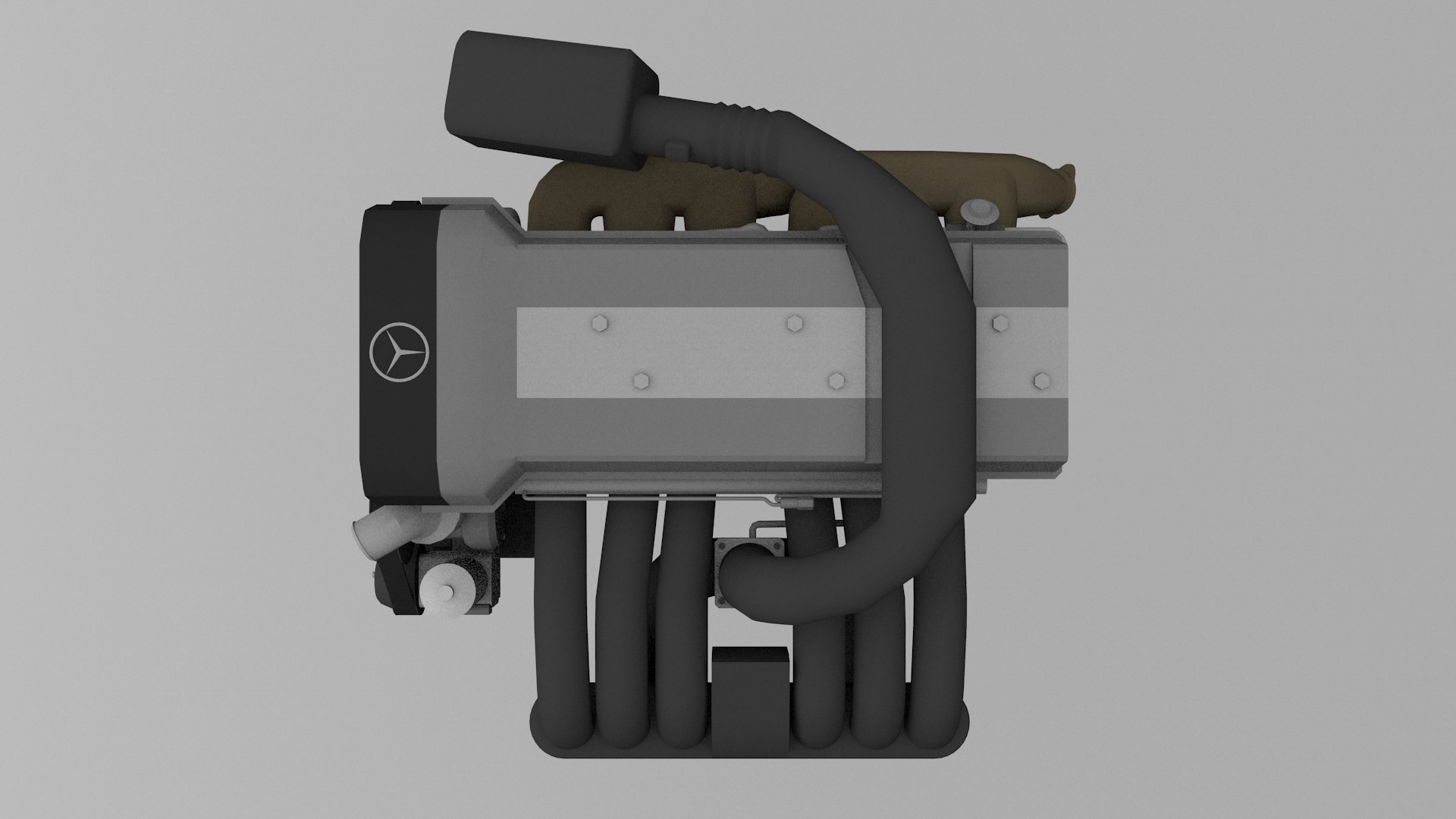 Mercedes Engine 3D - TurboSquid 1595262