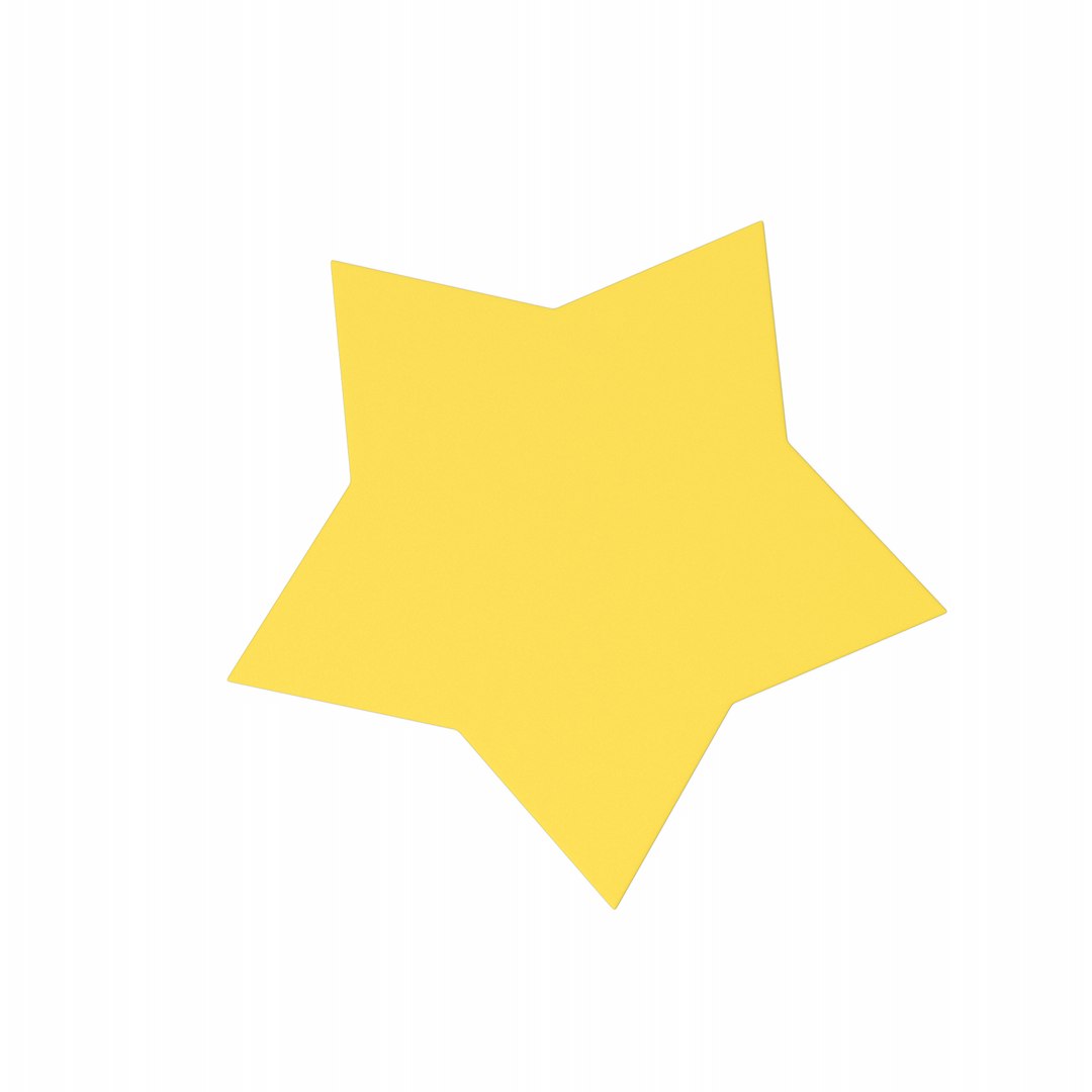 Star Sticky Note 3D - TurboSquid 2185500
