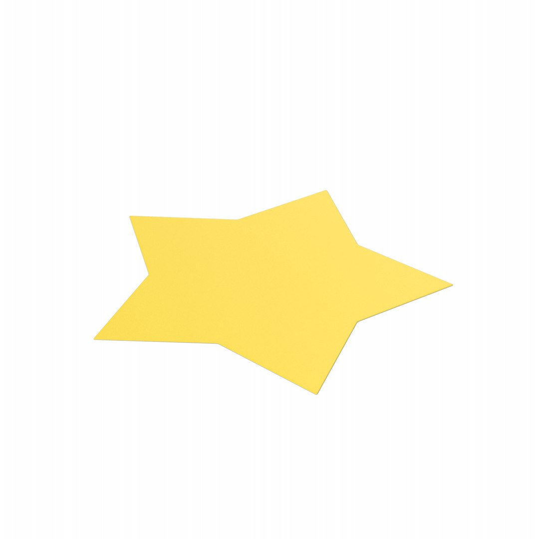 Star Sticky Note 3D - TurboSquid 2185500