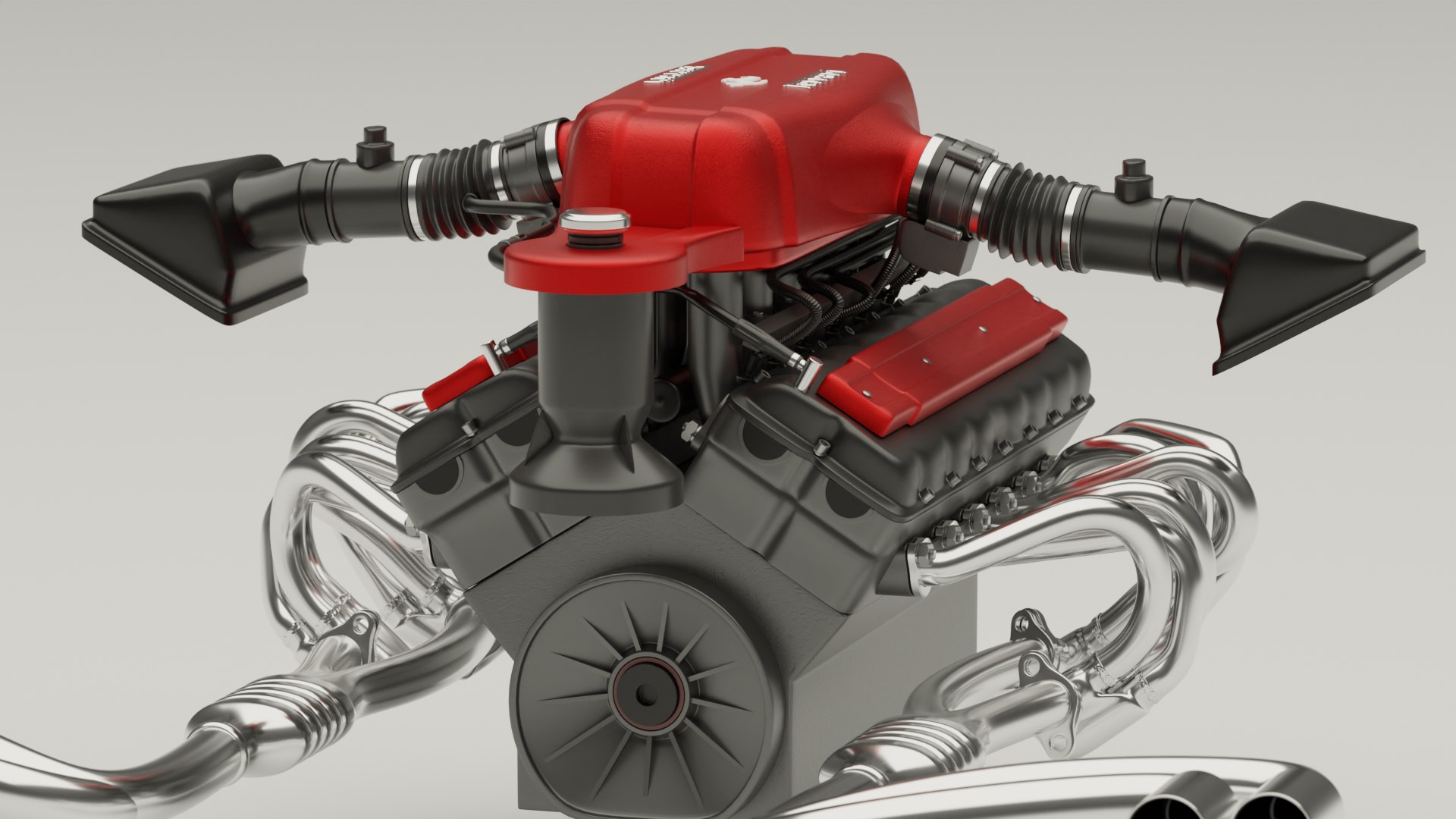 engine ferrari v12 3D 모델 - TurboSquid 2032759